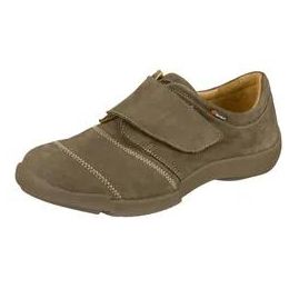Klettschuh binom "Mia", Damen, Gr. 37, beige (hellbraun, beige), Leder, Schuhe, mit angenehmem Schuhklima