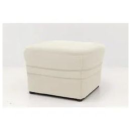 Hocker DOMO collection "Montana", beige (creme), B:60cm H:40cm T:60cm, Hocker, Polsterhocker