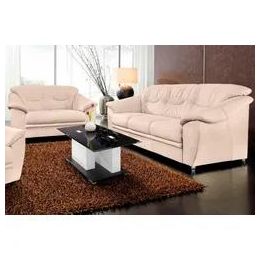 Sit & More Polstergarnitur SIT & MORE "Savona, B: 148 bzw. 198 cm", beige (natur,), H:90cm T:90cm, Sitzmöbel-Sets, Set: 2- & 3er-Sofa, mit Federkern