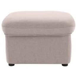 Hocker DOMO collection "Faenza", grau (taupe), B:60cm H:41cm T:60cm, 92% Polyester, 8% Nylon, Hocker, Polsterhocker, DOMO collection Hocker, in gro&szlig;er Farbvielfalt