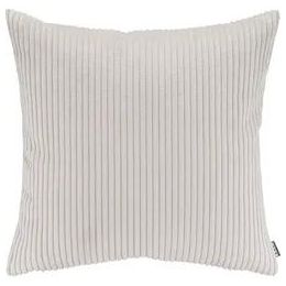HOCK Dekokissen H.O.C.K. "Corduroy", beige (beige, natur, cord), B:50cm H:10cm L:50cm, Polyester, Dekokissen_Sitzkissen_Kissenhüllen, weiches Cord