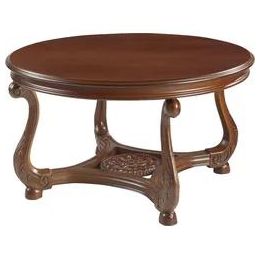 Beistelltisch Home Affaire "Tische Tintoretto", braun (nuss, nuss, nuss), B:80cm H:46cm T:80cm, Tische, Breite 80 cm