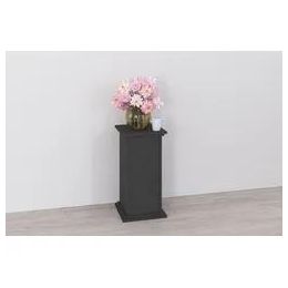 Container FMD "Essex", schwarz, B:30cm H:57,4cm T:30cm, Holzwerkstoff, Schränke, Beistelltisch Blumentisch Holz-Beistelltische, Breite 30 cm