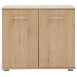 Hochkommode Priess "Lindau", braun (edelbuchefarben), B:82 H:71 T:38, Holzwerkstoff, Sideboards, Türkommode