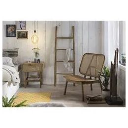 SIT-MÖBEL Nachtkonsole SIT, beige (natur), B:48cm H:60cm T:45cm, FSC-zertifiziertes Massivholz, Geflecht Peddigrohr, Sideboards, Nachtkonsole, mit Wiener Geflecht, Nachttisch in zierlicher Optik