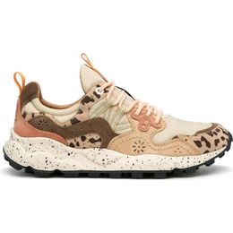 Flower Mountain Low-Top Sneaker - Sole Sneakers With Leopard Print - Gr. 38 (EU) - in Braun - f&uuml;r Damen