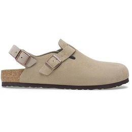 Birkenstock Sandalen - Gray Suede Sandals With Adjustable Strap - Gr. 43 (EU) - in Beige - f&uuml;r Damen