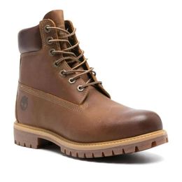 Timberland Stiefel - Heren 6 INCH LACE UP BOOT - Gr. 42 (EU) - in Braun - f&uuml;r Damen