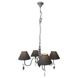 Näve NÄVE Pendelleuchte "Vintage", grau, 4, Ø 16cm H: 15cm, Leuchten, Hängeleuchte, Hängelampe