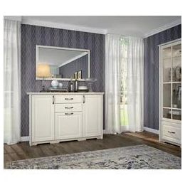 Spiegel Home Affaire "Evergreen", weiß, Glas, Spiegel, mit Rahmenbreite 5 cm