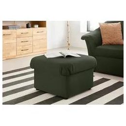 Hocker DOMO collection "Pegnitz", grün, B:60 H:39 T:60, 100% Polyester, Hocker, Polsterhocker