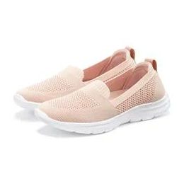 Slipper Lascana, Damen, Gr. 42, bunt (beige, rosé, apricot), Obermaterial: 100% Textilmaterial. Futter: 100% Textilmaterial. Decksohle: 100% Textilmaterial. Laufsohle: 100% Synthetik, Strukturmuster, unifarben, Schuhe, Sneaker, Halbschuh, ultraleicht zum Reinschlüpfen VEGAN