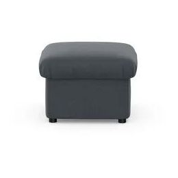 Hocker DOMO collection "Pegnitz", grau (dunkelgrau), B:60cm H:39cm T:60cm, 92% Polyester, 8% Nylon, Hocker, Polsterhocker