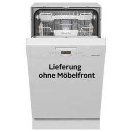 Miele teilintegrierbarer Geschirrspüler "G 5540 SCi SL Active", Energieeffizienz: E (A-G), silber (weiß), B:45cm H:81cm T:57cm, Geschirrspüler
