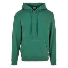 Sweatshirt Urban Classics "Urban Classics Herren Organic Basic Hoody", Herren, Gr. L, grün (leaf), 100% Baumwolle, unifarben, Sweatshirts