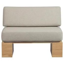 Essbank Woood "Dine", beige, Sitzbänke, Sitzbank, mit bequemen Sitzkissen, Breite 200 cm