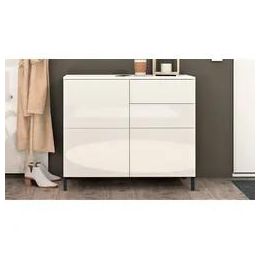 borchardt Möbel Kommode BORCHARDT MÖBEL "Haama", weiß (weiß hochglanz), B:93cm H:80cm T:35cm, Spanplatte, Sideboards, Breite 93 cm