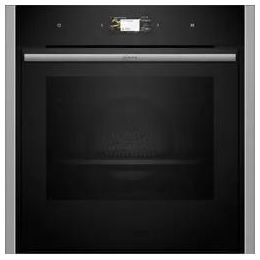 Neff Einbaubackofen "B64CS71N0", Standardmodul: A+ (A+++-D), grau (silberfarben), B:59,6cm H:59,5cm T:54,8cm, Backöfen, AirFry-Funktion