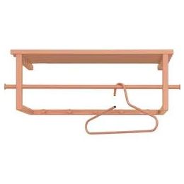 Garderobenleiste SPINDER DESIGN, rosa, B:76cm H:26cm T:34cm, Metall, Garderobenhalter, Metall, Trendfarbe, Breite 76 cm