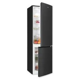 Exquisit Kühl-/Gefrierkombination "KGC265-70-NF-040C", Standardmodul: C (A-G), schwarz, Rechtsanschlag, Kühlschränke, Energieeffizienzklasse C, 253 Liter Nutzinhalt, Total NoFrost