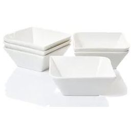 Müslischüssel RETSCH ARZBERG "Fantastic", beige (naturweiß), B:14cm T:14cm, Fine China-Porzellan, Schüsseln, 6-teilig