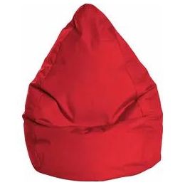 Sitzsack SITTING POINT "BRAVAL L", rot (tomate), B:70cm H:90cm T:70cm, Polyester, Polystyrol, Sitzsäcke