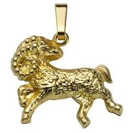 Sternzeichenanhänger Firetti "Schmuck Geschenk Gold 333 Halsschmuck Anhänger Halskette Sternzeichen" Gr. 1, gold (gelbgoldfarben), Schmuckanhänger, Damen, 1, Gelbgold 333, 0,43 g