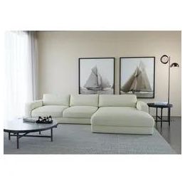 Ecksofa Places of Style "Bloomfield, bequem und elegant, OTTOs Choice, Breite 303cm, L-Form", beige (cannoli cream), B:303cm H:84cm T:176cm, 88% Polyester 12% Nylon, Sofas, wahlweise mit Bettfunktion und Bettkasten