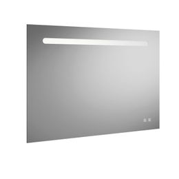 Burgbad Fiumo Badspiegel mit horizontaler LED-Beleuchtung 100 x 70 cm