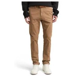 Chinohose Tom Tailor DENIM, Herren, Gr. 30, Länge 34, braun (camelfarben), Obermaterial: 97% Baumwolle, 3% Elasthan, schmal, Hosen, leicht vorgewaschen