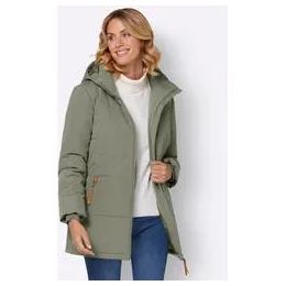 Steppjacke Casual Looks, Damen, Gr. 44, grün (khaki), 100% Polyester, Wattierung:100% Polyester, unifarben, Jacken