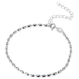 Silberkette Firetti "Schmuck Geschenk Silber 925 Armband Kette Fußkette Olivenkette oval" Gr. 21, silber (silberfarben), Halsketten, Damen, 21, Silber 925 (Sterlingsilber), B: 2mm, in verschiedenen Längen erhältlich, B:2mm