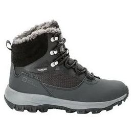 Outdoorwinterstiefel Jack Wolfskin "EVERQUEST TEXAPORE HIGH W", Damen, Gr. 43, grau (anthrazit), Leder, Synthetik, Textil, Sportlich, Schuhe, Winterboots, Winterstiefel, Snowboots, Winterschuhe, gefüttert