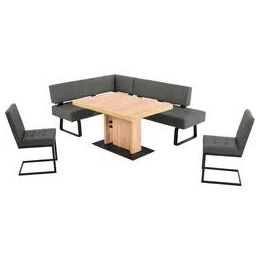 K+w Komfort & Wohnen Essgruppe K+W KOMFORT & WOHNEN "Spider II", blau (antracite,), H:88cm T:50cm, Sitzmöbel-Sets, langer Schenkel wahweise in 2 Breiten, 2 Freischwinger, 1 Tisch