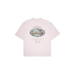 Prohibited T-Shirt 'Grand Pool' Herren Gr&ouml;&szlig;e S himmelblau / hellorange / ros&eacute; / schwarz