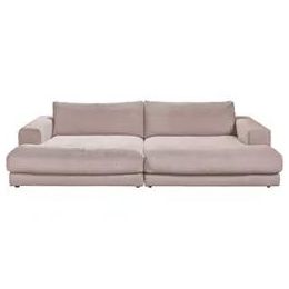 Loungesofa Places of Style "Enisa, B/T/H: 290/170/85 cm", rosa (rosé), B:290cm H:85cm T:170cm, 88% Polyester, 12% Polyacryl, Sofas, Zeitloses und stylisches Loungemöbel, Mega-Sofa, Big-Sofa XXL