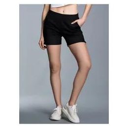 Bermudas TRIGEMA "TRIGEMA Shorts mit praktischen Taschen", Damen, Gr. XXL, US-Größen, schwarz, 70% Baumwolle, 30% Polyester, Hosen