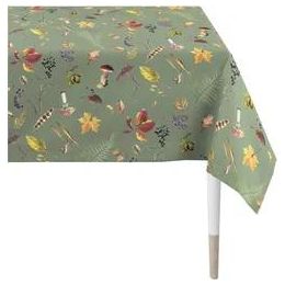 Tischdecke Apelt "5450" Gr. 1, braun, B:100cm L:100cm, Baumwolle, Polyester, Tischdecken