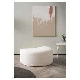 Hocker "Isalie, in modernen Farben und verschiedenen Stoffen", beige (creme), B:94cm H:45cm T:63cm, LeGer Home by Lena Gercke, Hocker, Polsterhocker Sitzhocker, gepolstert, kombinierbar mit XXL-Sessel ISALIE