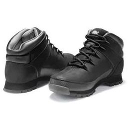 Schnürboots Timberland "EURO SPRINTMID LACE UP BOOT", Gr. 44,5, grau (schwarz, anthrazit), Leder, Synthetik, Schuhe, Winterstiefel, Schnürstiefel, Winterschuhe, Topseller