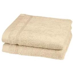 Handtücher Ross "Rubin", beige (natur), B:50cm L:100cm, Frottier, Baumwolle, Handtücher, 100% Baumwolle