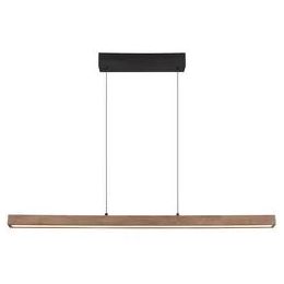 Globo LIGHTING LED-Hängeleuchte "OLIVUS", schwarz (schwarz matt), 1 Stk., Leuchten, Höhenverstellbar, Stufenloser Touchdimmer, Leuchtet Auf/Abwärts