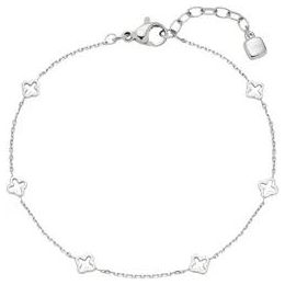 CIAO! BY LEONARDO Edelstahlarmband CIAO BY LEONARDO "Janna CIAO, 023899, 023941", silber (edelstahlfarben), Armbänder, Damen, 19,5cm, Edelstahl