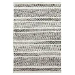Teppich Gr. 2, beige (natur, grau), B:65cm H:10mm L:130cm, Schurwolle, Wolle, Teppiche