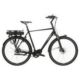 E-Bike KROSS "E-Citybike Sentio Hybrid 5.0 28 Zoll schwarz" Gr. 56, schwarz (schwarz, schwarz), Elektrofahrräder, 56cm, 28 Zoll (71,12cm), Pedelec, Elektrofahrrad für Damen und Herren
