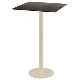 Klapptisch Essentials "Urban", beige (sand, riverwashed wood, sandfarben), B:70cm H:109,2cm T:70cm, Pulverbeschichteter Stahl, Tische, in verschiedenen Ausführungen