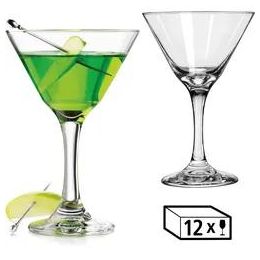 Martiniglas Libbey "Libbey Trinkglas, 12er Set -EMBASSY-", transparent, H:16,5cm Ø:11cm, Glas, Trinkgefäße, 266 ml, hochwertig verarbeitet, im modernen Design