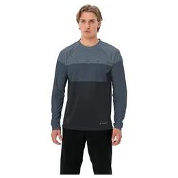 Funktionsshirt Vaude "MEN'S MOAB LS T-SHIRT VI", Gr. XL, heron, Obermaterial: 100% Polyester, sportlich, Shirts, Fahrradshirt