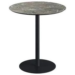 Klapptisch Essentials "Urban", schwarz (schwarz, galaxy marble, schwarz), B:70cm H:73,2cm T:70cm, Pulverbeschichteter Stahl, Tische, in verschiedenen Ausführungen