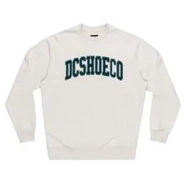 Sweatshirt DC Shoes "Varsity", Herren, Gr. M, grau (snow heather), [Hauptstoff] 80% Baumwolle, 20% Polyester, Sweatshirts